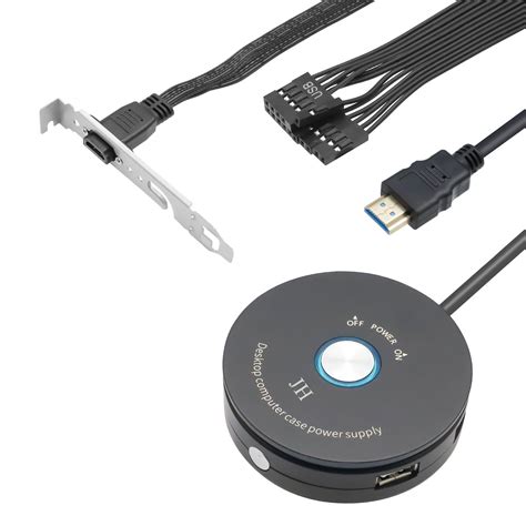 Push Button Switch Extension Desktop Computer Switch Button Extension