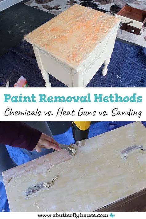 Paint Removal Methods Chemicals Vs Heat Guns Vs Sanding A Butterfly House