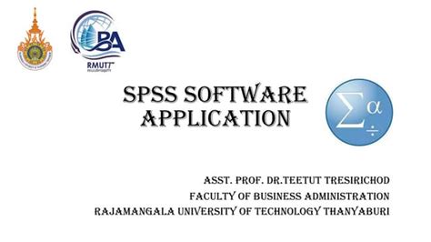 Spss Software Applicationpdf