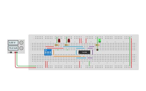 Circuit Design R1 Lab08 Experiment 3 Tinkercad