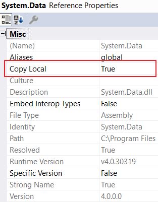 Unable To Find An Entry Point Named DllBidEntryPoint In DLL System Data Dll In EFCore