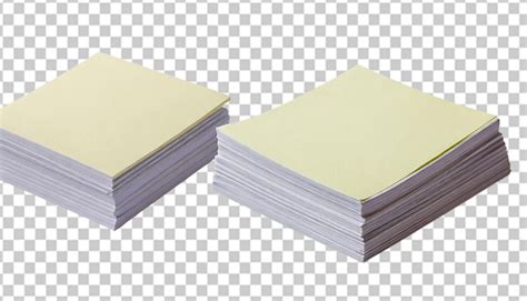 Premium PSD Stack Of Blank Sticky Notes Isolated On Transparent Background