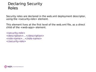 Web Component Development Using Servlet & JSP Technologies (EE6) - Chapter 12 - Implementing ...