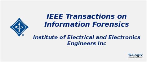 Ieee Transactions On Information Forensics Impact Factor S Logix