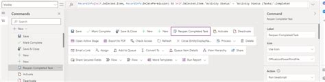 Enabling Completed Tasks To Be Reopened In Dynamics 365 Model Driven App Forms Ithink 365
