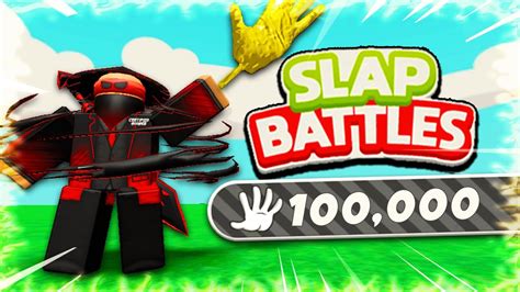Hitting 100,000 Slaps in Slap Battles Roblox! - YouTube