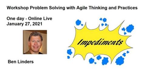 Workshop Problem Solving With Agile Thinking And Practices Live