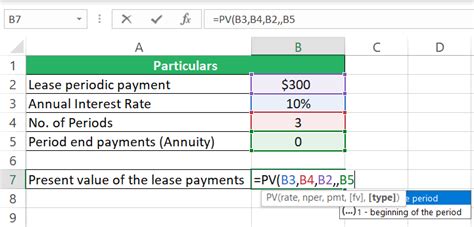 How To Calculate Present Value Excel Function PV