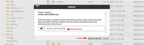 How To Extract The Files In CPanel ServerCake