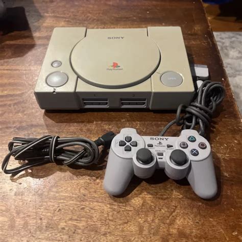 Tested Sony Playstation 1 Ps1 Scph 7501 Console Cords And Controller