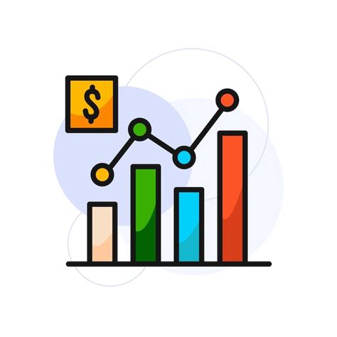 Premium Vector Statistics Finance Illustration Design Vector Illustration