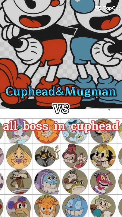 Cupheadandmugman Vs All Boss In Cupheadpart 1 Youtube