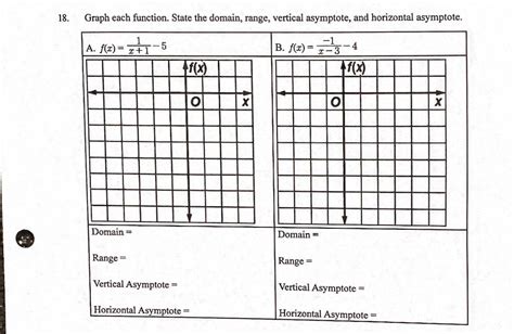 Solved 18 Graph Each Function State The Domain Range