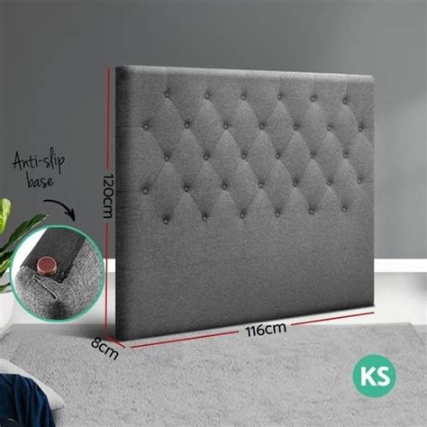 Artiss Bed Head Headboard King Single Size Fabric Bedhead Cappi