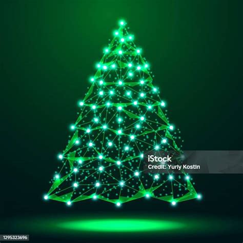 별과 행성의 형태로 라인 점과 모양으로 구성된 별이 빛나는 하늘 공간에서 크리스마스 트리의 크리스마스 이미지 벡터 Eps10 12월에 대한 스톡 벡터 아트 및 기타 이미지