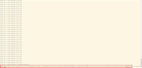 Mysql执行带函数命令的sql脚本报错mysql执行函数报错 Csdn博客