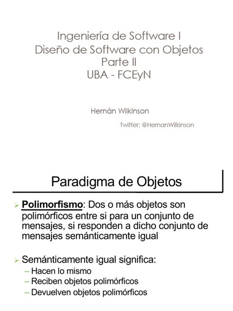 notas de clase sobre programacion orientada a objetos ii pdf objeto