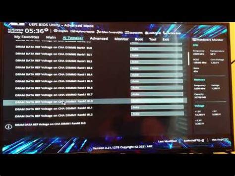 Asus Prime H670 Plus D4 Bios Overview - YouTube