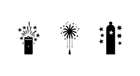 Premium Vector Vintage Firecracker Illustrations Set