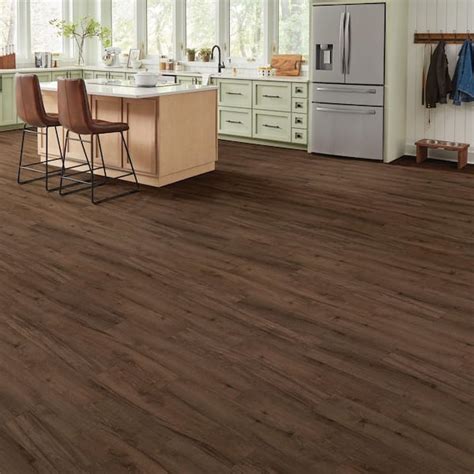 Dark Vinyl Plank Flooring The Home Depot