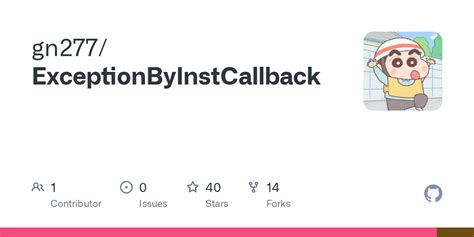 Github Gn277exceptionbyinstcallback