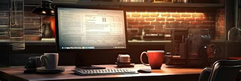 Premium Ai Image Digital Coding Software Development Tech Workspace Caffeine Kick Coding