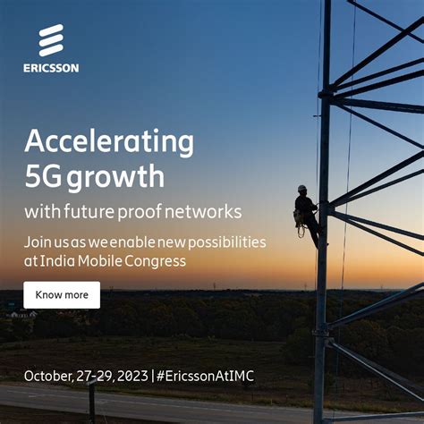 Ericsson On Linkedin 5g Ericssonatimc Imc2023 Indiamobilecongress