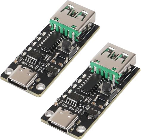 Amazon com AITRIP 入 USB C PD QC DC V V V V V 可調式電壓電源觸發模組 A Type C 母頭 USB 連接埠輸入 電子