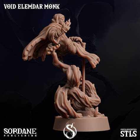 3d Printable Void Elemdar Monk By Sordane Publishing