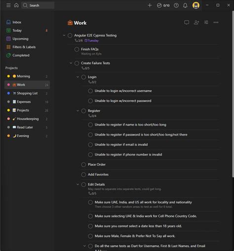 i am creating a project db in notion this is how it looks now