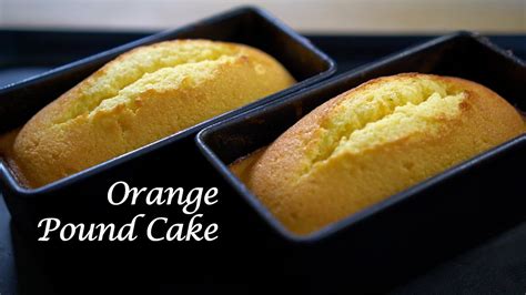 상큼촉촉한 오렌지 파운드 케이크 베이킹 초보자 추천 레시피 Youtube