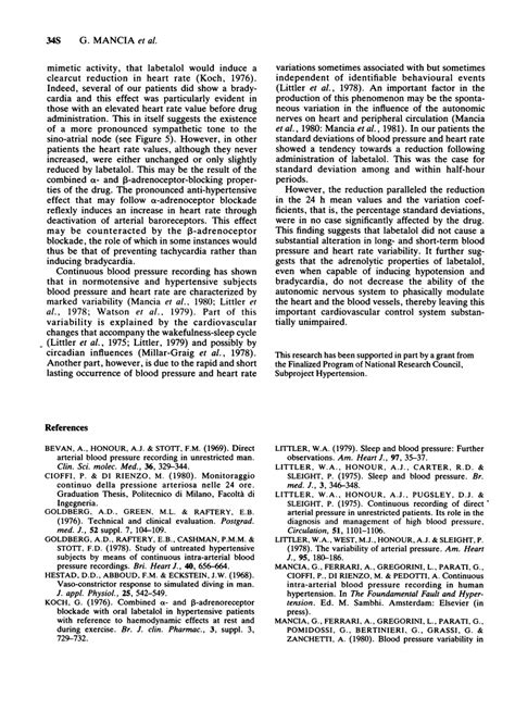 Blood Pressure Response To Labetalol In Twice And Three Times Daily Administration During A