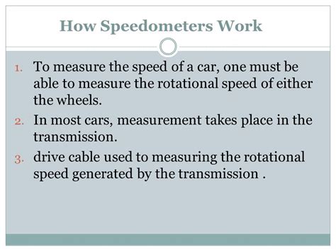 How Do Car Speedometers Work At Laura Mcbee Blog