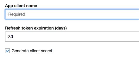 amazon cognito amplify unable to verify secret hash for client