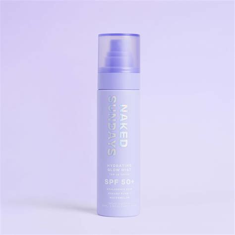 Naked Sundays SPF Hydrating Glow Mist Setting Spray Sunscreen Ml Cult Beauty