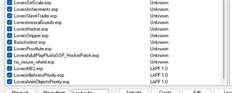 Help With Animations Of LAPF And Lovers Creatures Technical Support Lovers With PK LoversLab