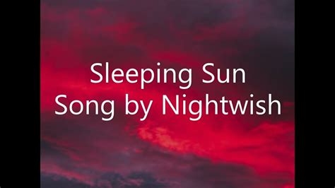 Sleeping Sun Nightwish With Lyrics Titanic Poseidon Youtube