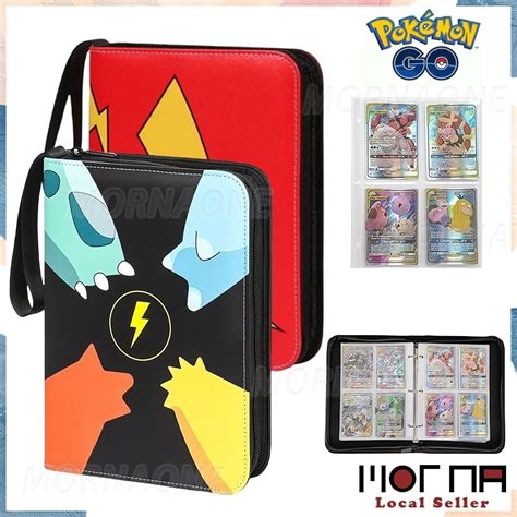 400 Slot Pokemon Card Binder Album With Zipper Yugioh Pokemon Card