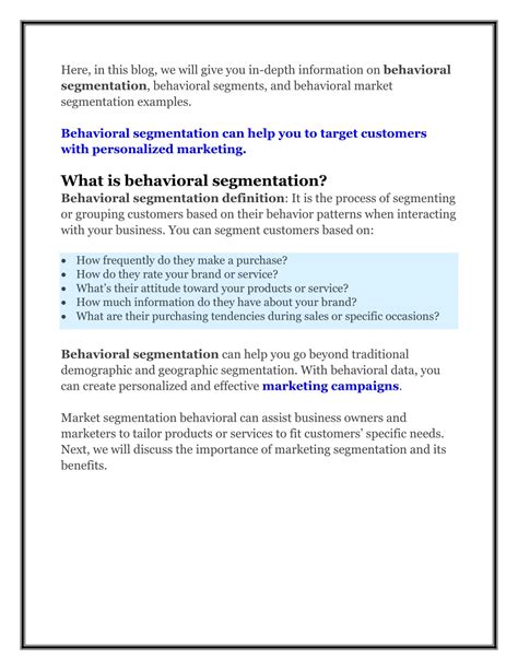 Ppt Behavioral Segmentation Powerpoint Presentation Free Download