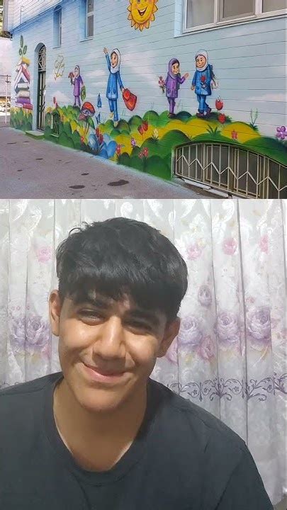 نقاشی‌های دیوار مدرسه دخترونه Vsنقاشیهای دیوار مدرسه پسرونه 😂😂😂🗿🗿🗿