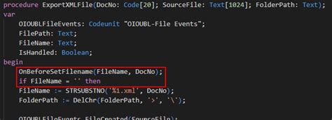 [event request] codeunit 13646 oioubl management function