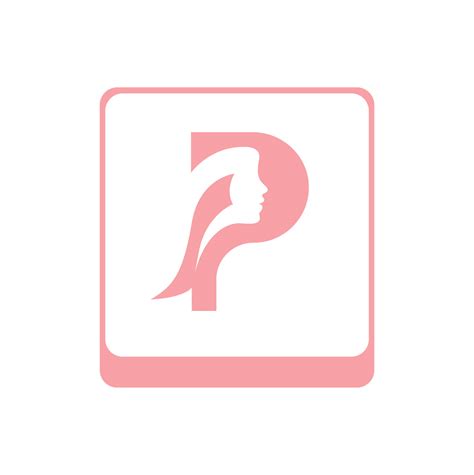 P Letter Feminine Beauty Logo Design Behance