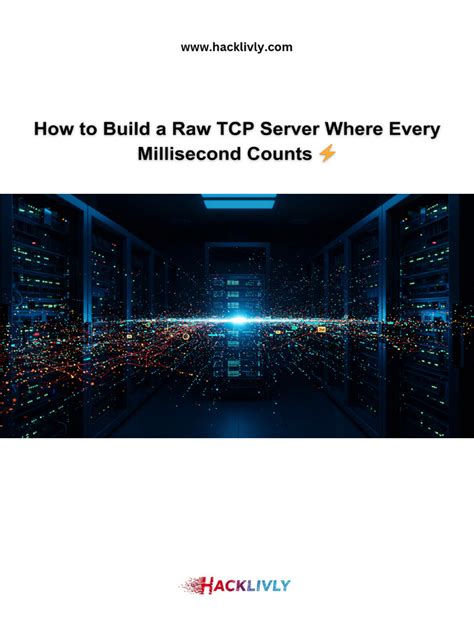 Howtobuildarawtcpserverwhereeverymillisecondcounts⚡pdf