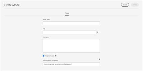 Content Fragment Models Adobe Experience Manager