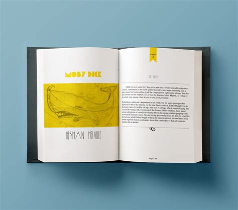 Moby Dick Book On Behance Moby Dick Book On Behance