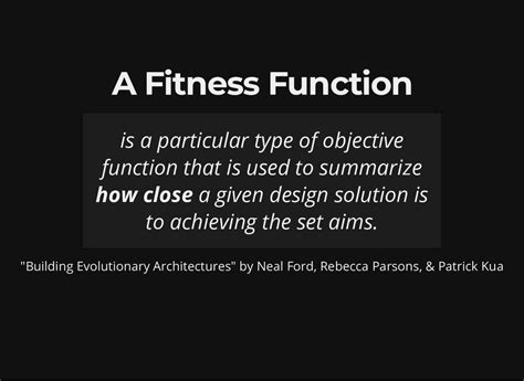 Whats Fitness Function Driven Development For Operability Speaker Deck