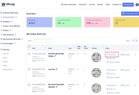 튜토리얼 Qr 코드 일괄 업로드를 사용하는 방법 무료 Qr 코드 생성기 온라인