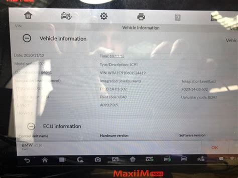 Autel Im608 Bmw 116 Fem Asks To Restore Eeprom Data
