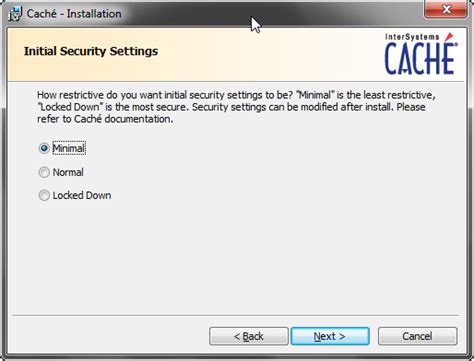 Installing Caché