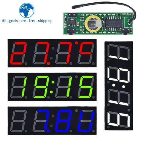 3 In 1 LED RX8025T Digital Clock Temperature Volta Grandado